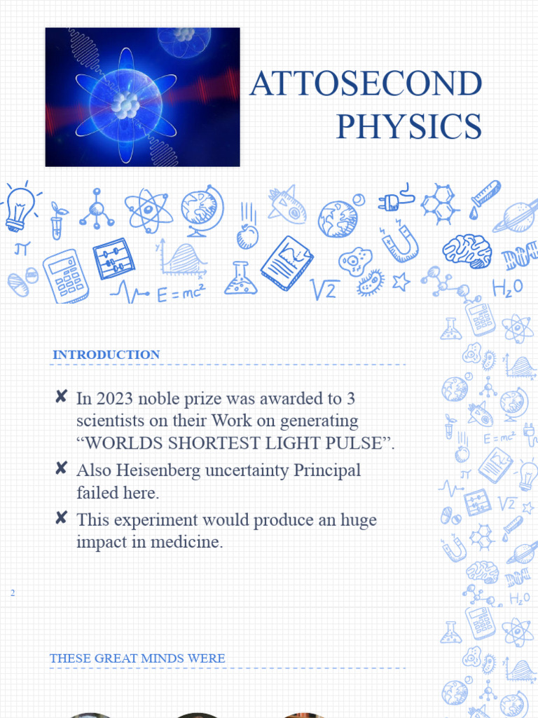 Attosecond Physics | PDF