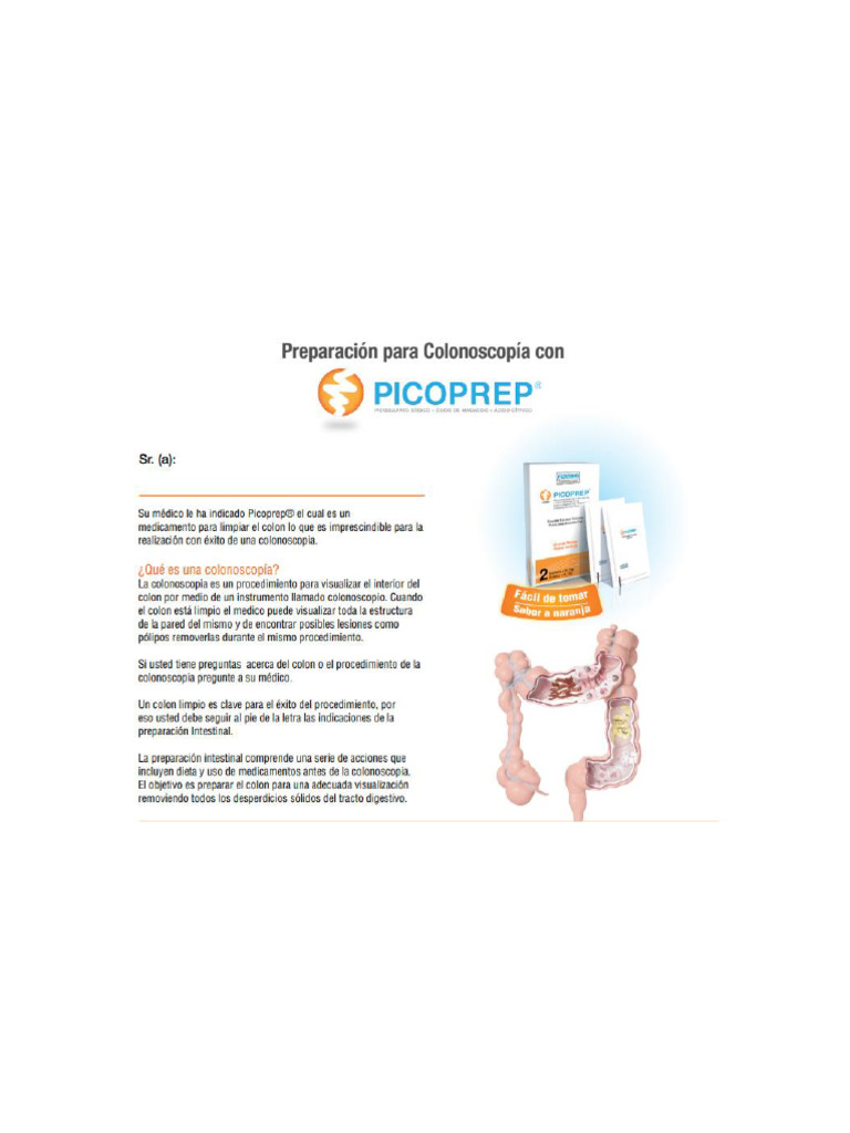 Preparacion Picoprep Normal | PDF