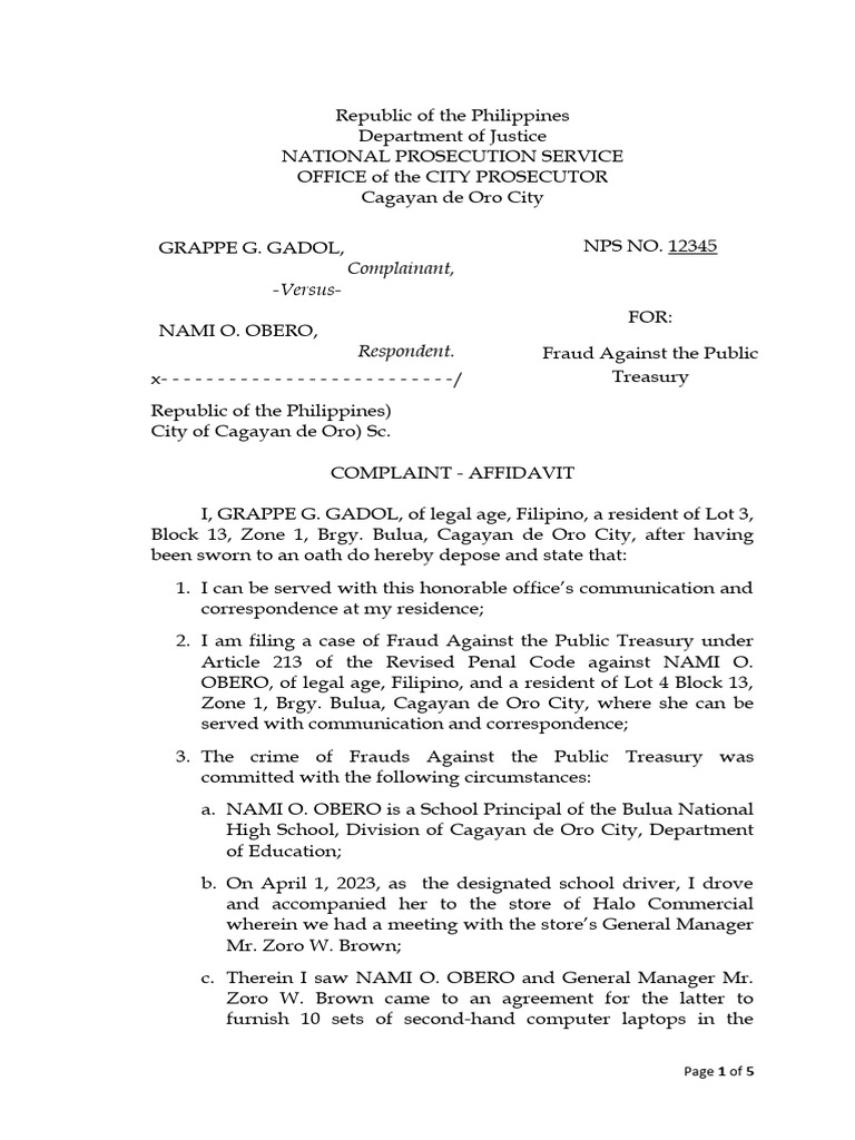 Compliant and Information | PDF | Law