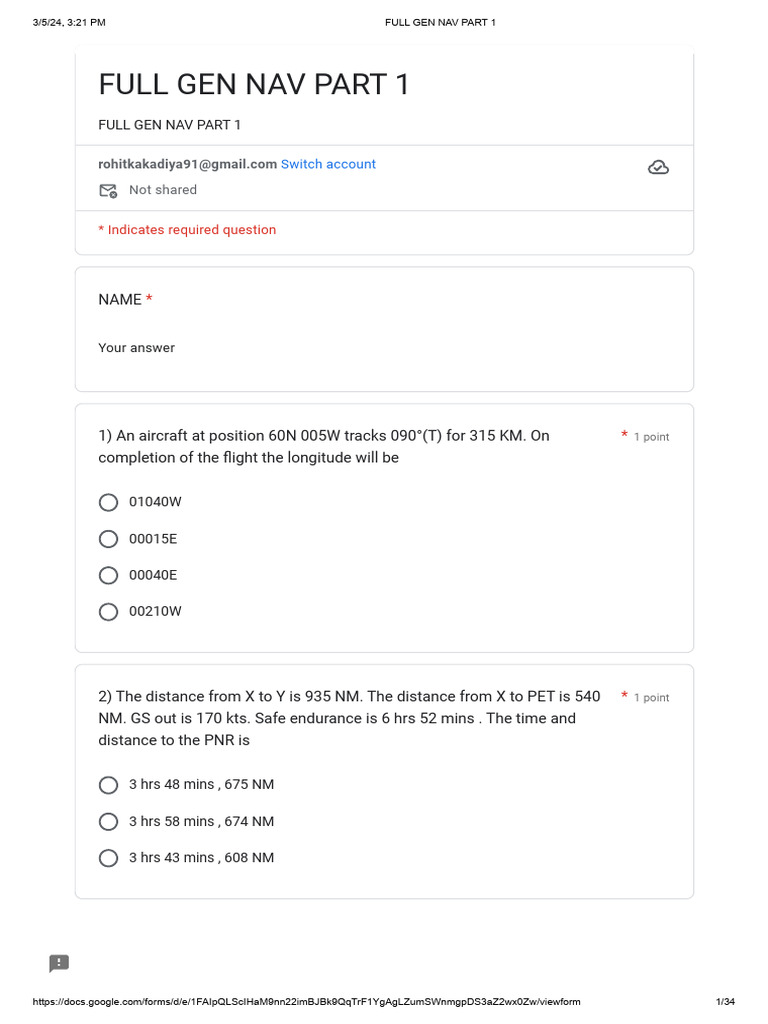 Full Gen Nav Part 1 | PDF | Science & Mathematics