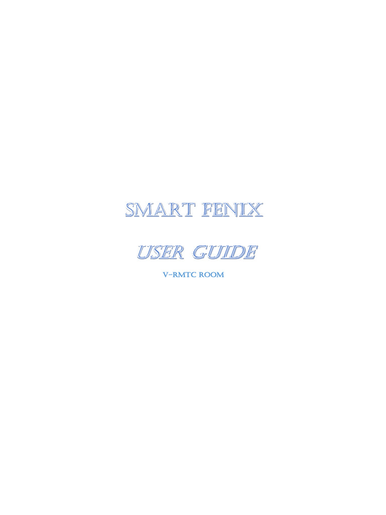 SMART FENIX WIDER User Guide Ed. 2023 | PDF | Login | User (Computing)