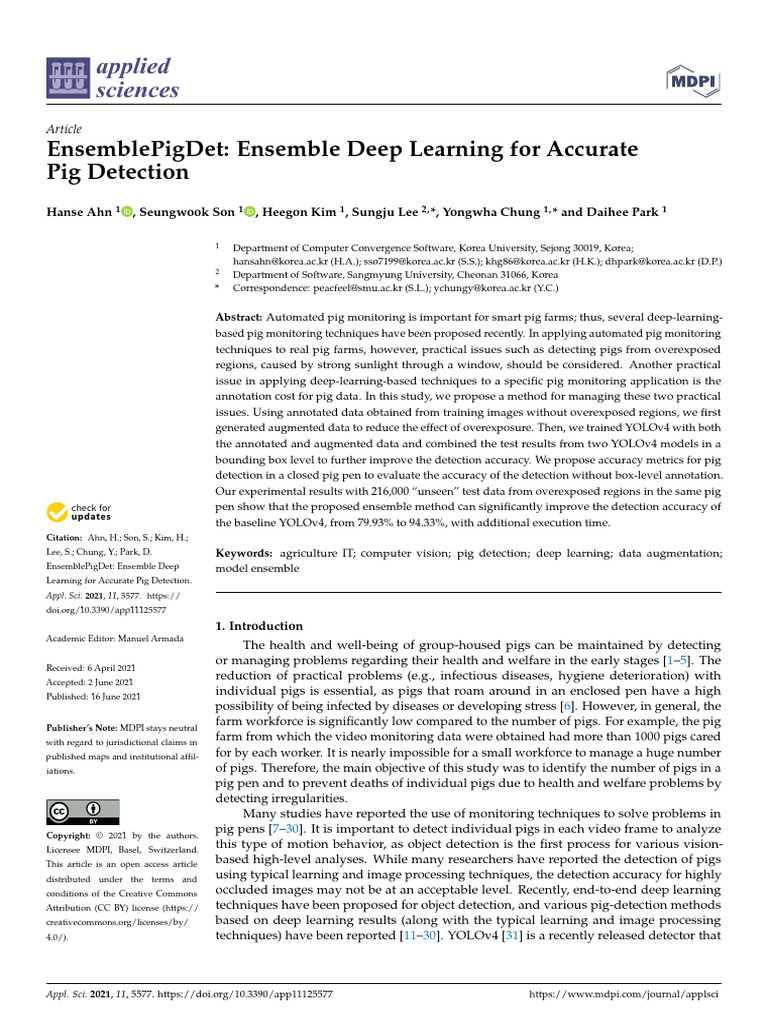 09 - 2021 - Ahn - EnsemblePigDet - Ensemble Deep Learning For Accurate ...
