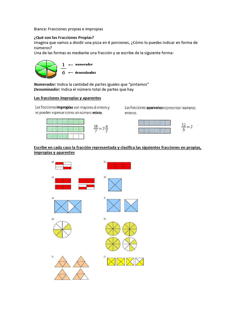 Bianca Fracciones 1 | PDF