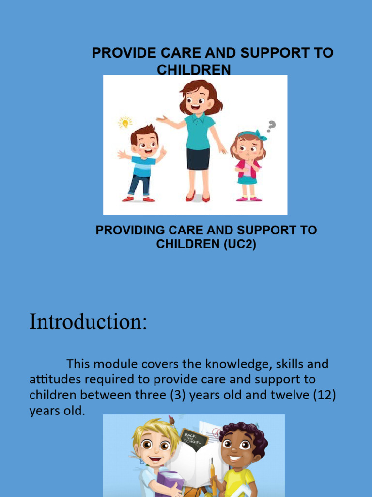 Provide Care and Support To Children | PDF | Blood Pressure | Hypertension