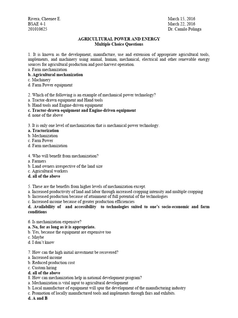 100 Questions | PDF | Internal Combustion Engine | Diesel Engine