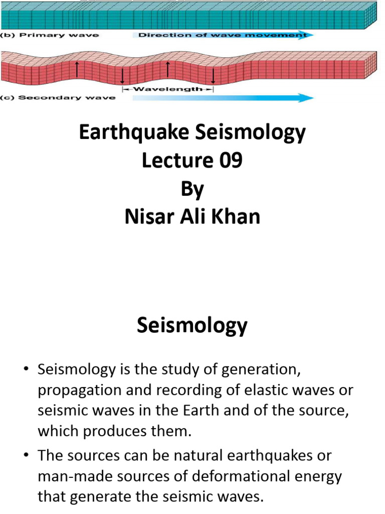 LECTURE 9 Earthquake and Seismology | PDF | Earthquakes | Deformation ...