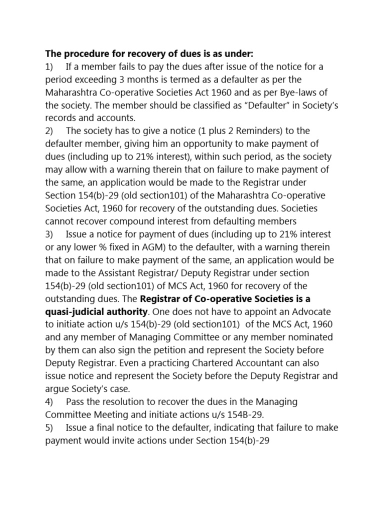 Recovery Process | PDF | Complaint | Interest