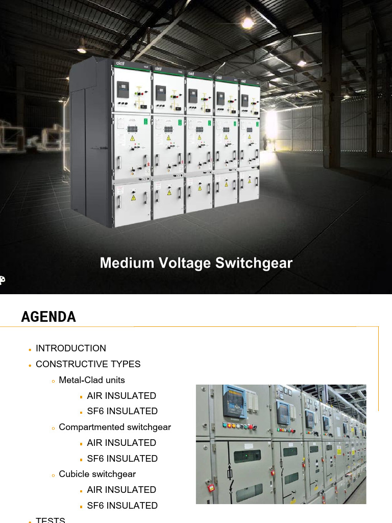 Medium Voltage Switchgear Overview | PDF | Fuse (Electrical) | Switch