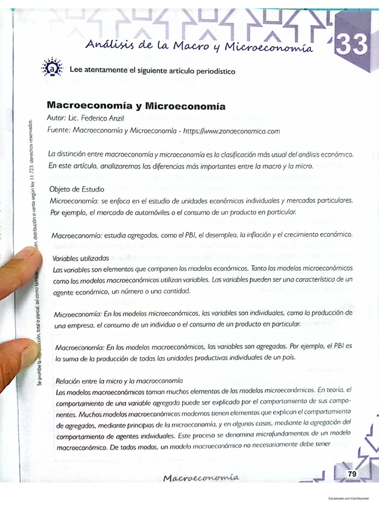 Act. micro y macroeconomia | PDF