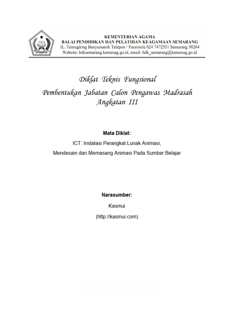 Membuat Animasi Menggunakan Macromedia Flash 8 | PDF