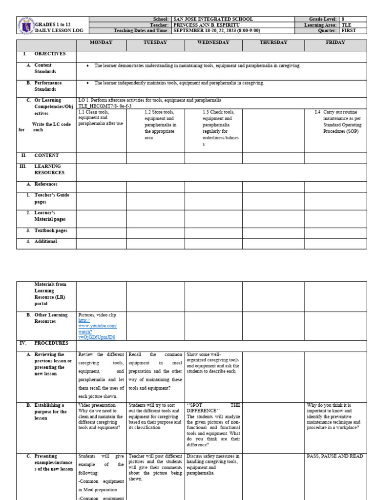 Tle M3 Pdf Education Theory Human Communication