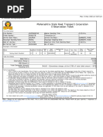 Bus Ticket Format in Word | PDF