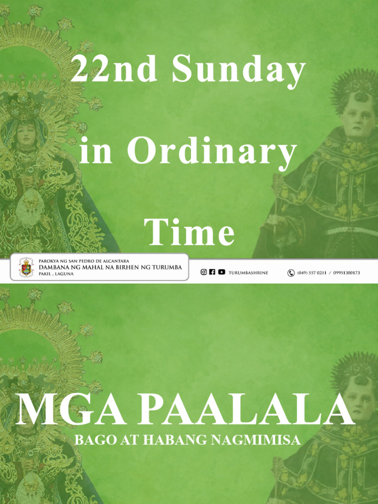 2ND Mass - Sep 3 | PDF | Glory (Religion) | God The Father