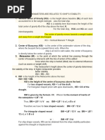 Ship Stability and Equilibrium Explained | PDF | Buoyancy | Mechanics