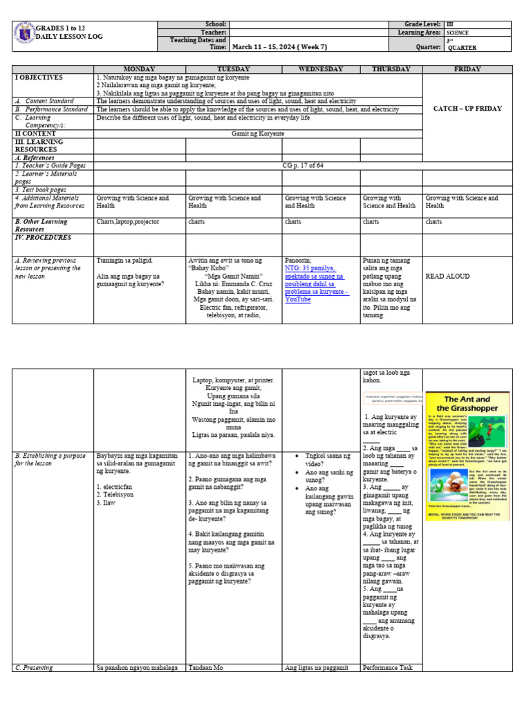 DLL_SCIENCE 3_Q3_W7 | PDF