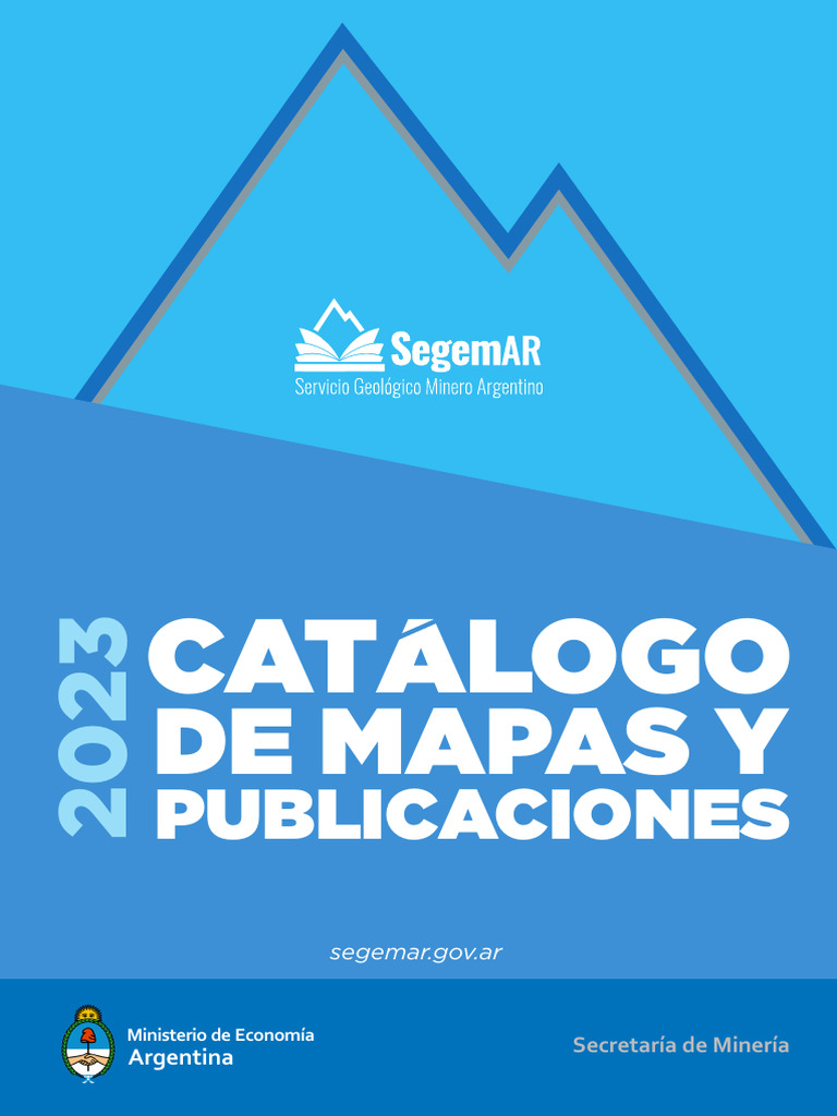 Catalogo Mapas Publicaciones 2023 v1 | PDF | Ciencias de la Tierra | Geología