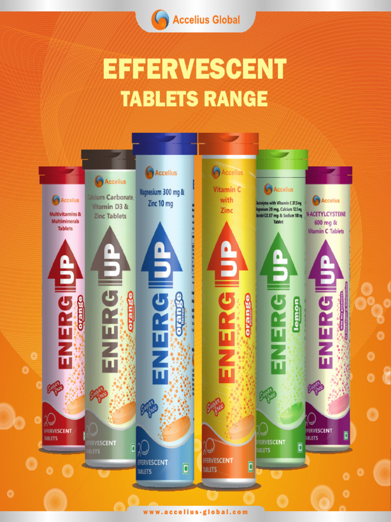 Effervecent Tablet Brochure | PDF | Magnesium | Zinc