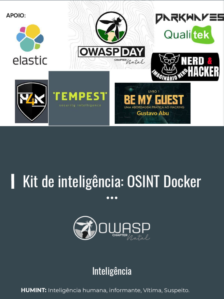 Kit-De-Inteligencia OSINT DOCKER | PDF | Coleta de inteligência militar | Informática