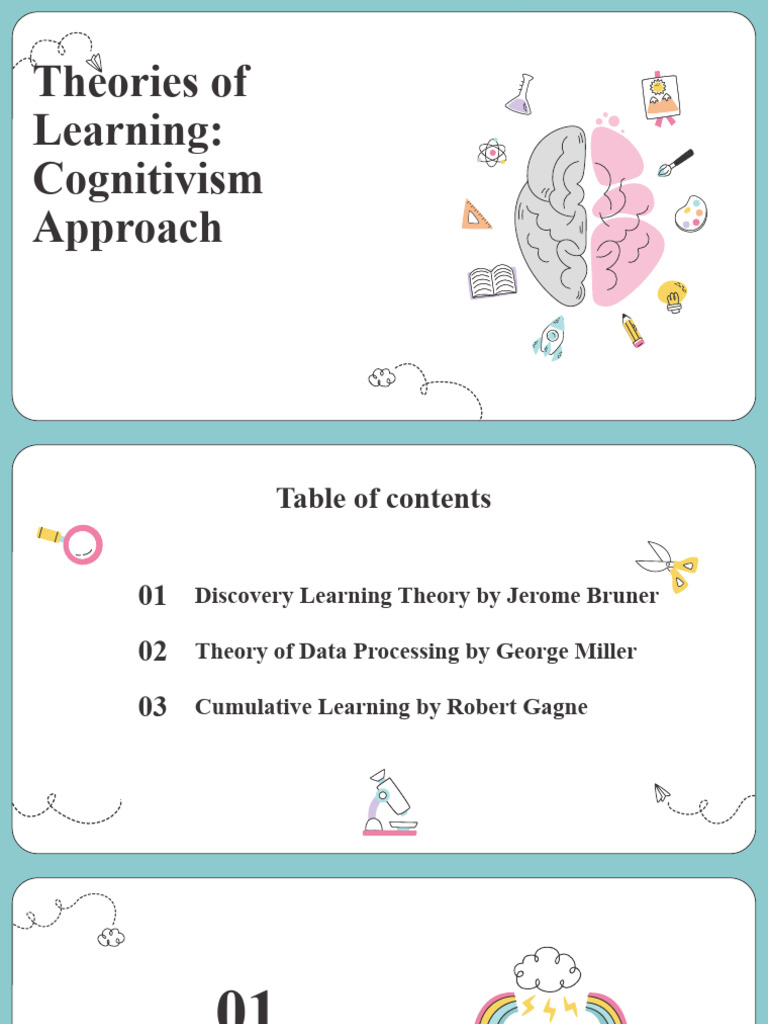 Cognitivism Approach | PDF | Memory | Learning