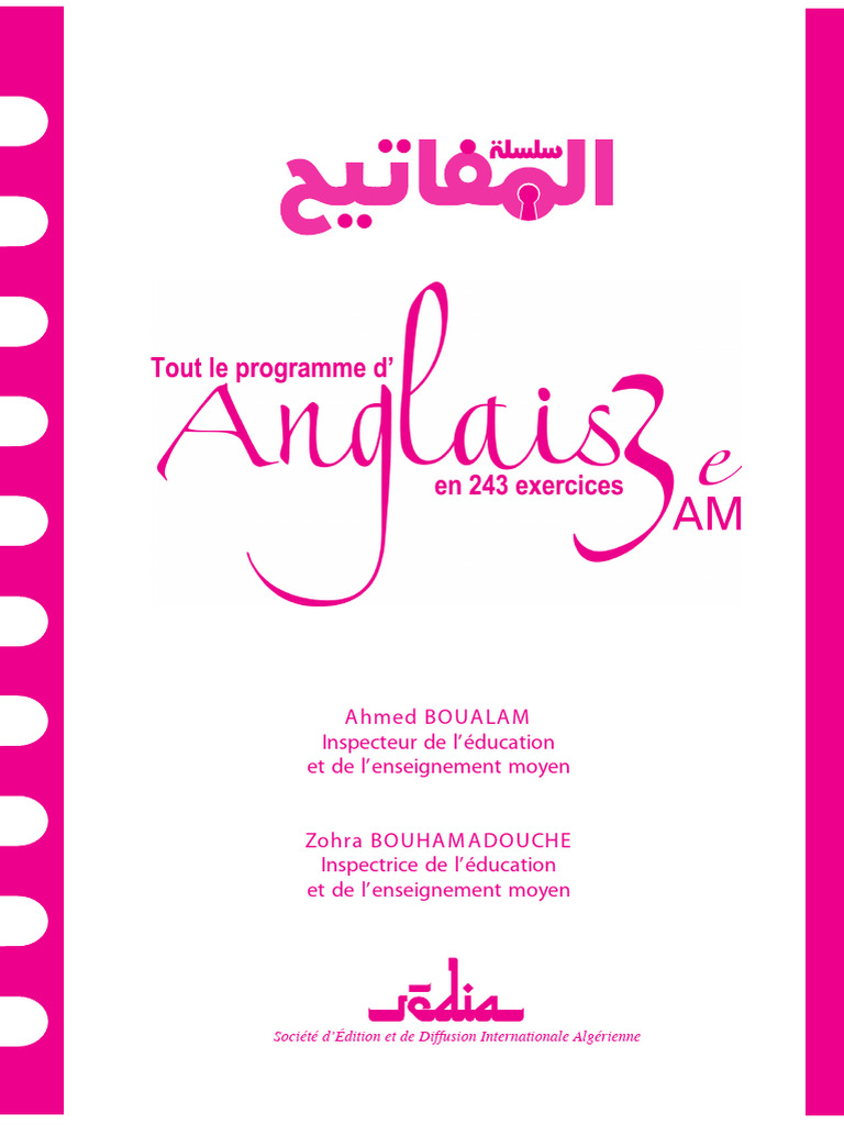 Mafatih Anglais 3am | PDF | English Language | Vowel