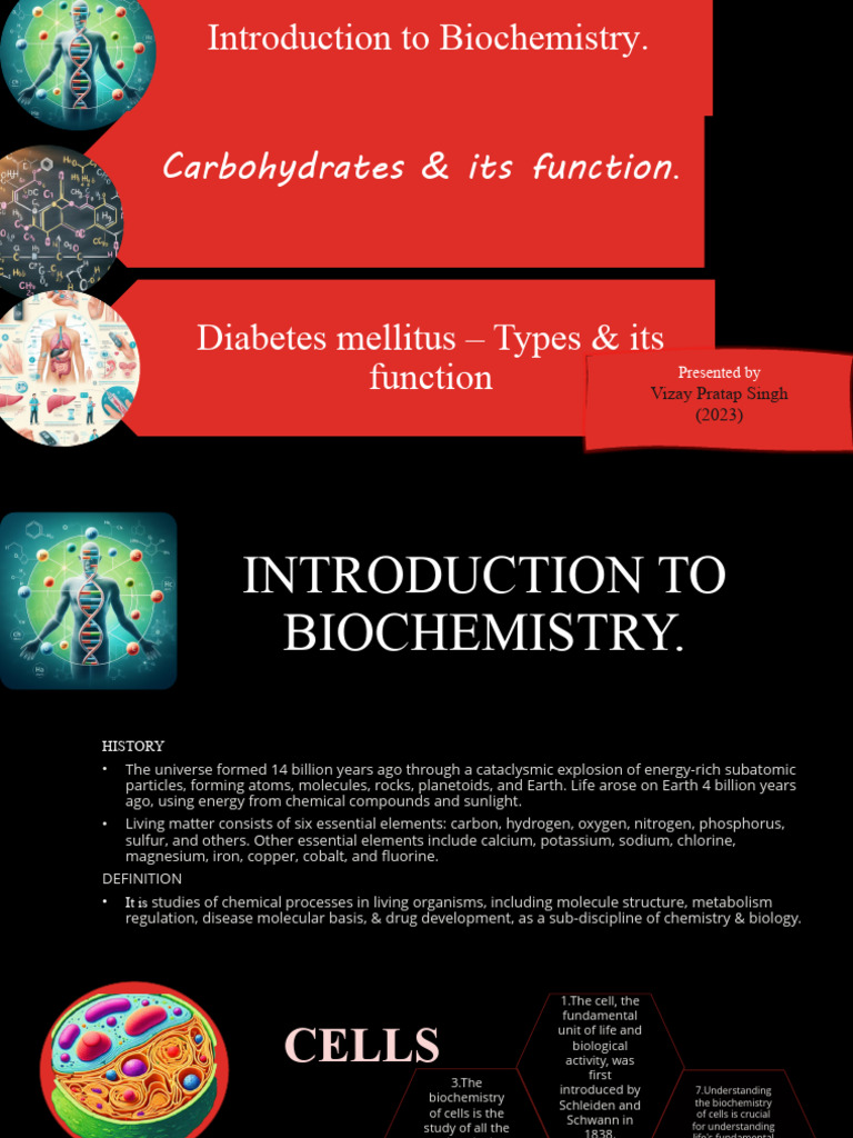 Introduction to Biochemistry, Carbohydrates and diabetes mellitus ...