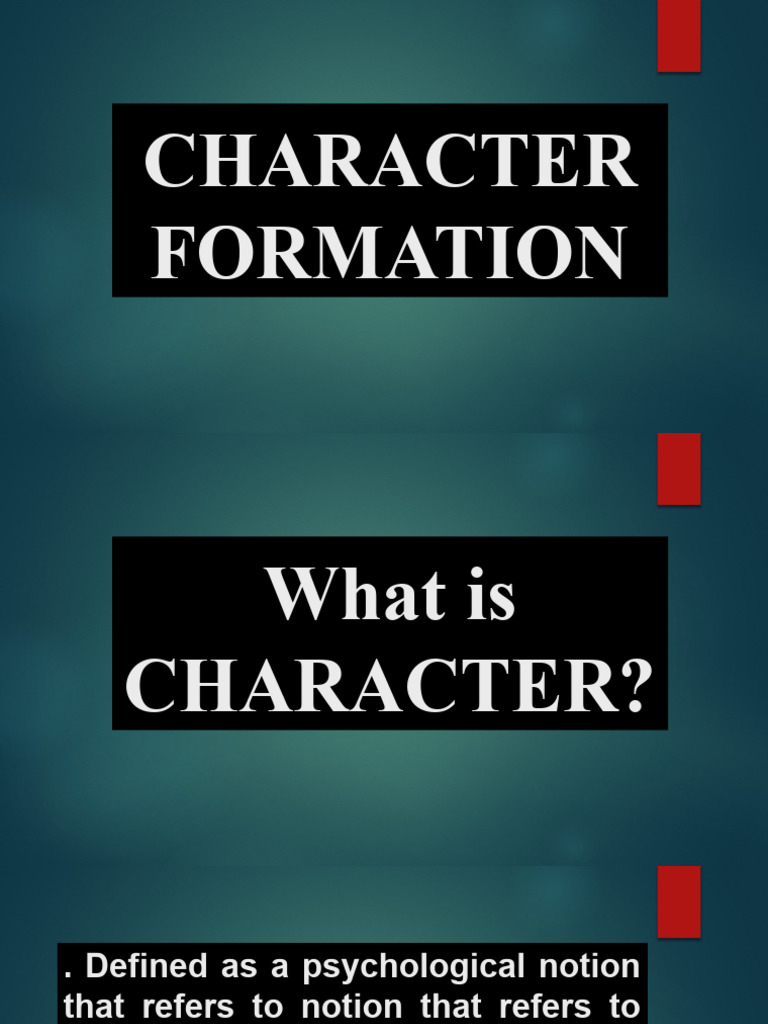 Character Formation | PDF | Leadership | Goal