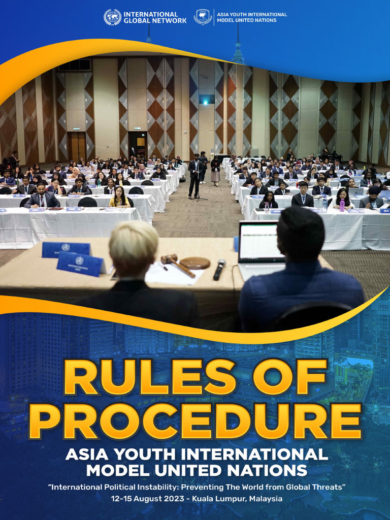 ROP (Rules of Procedures) - AYIMUN 12th Edition | PDF | Refugee | Health Care