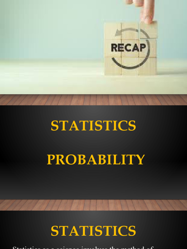 Lesson 1-Statistics and Probability | Download Free PDF | Random Variable | Probability Distribution