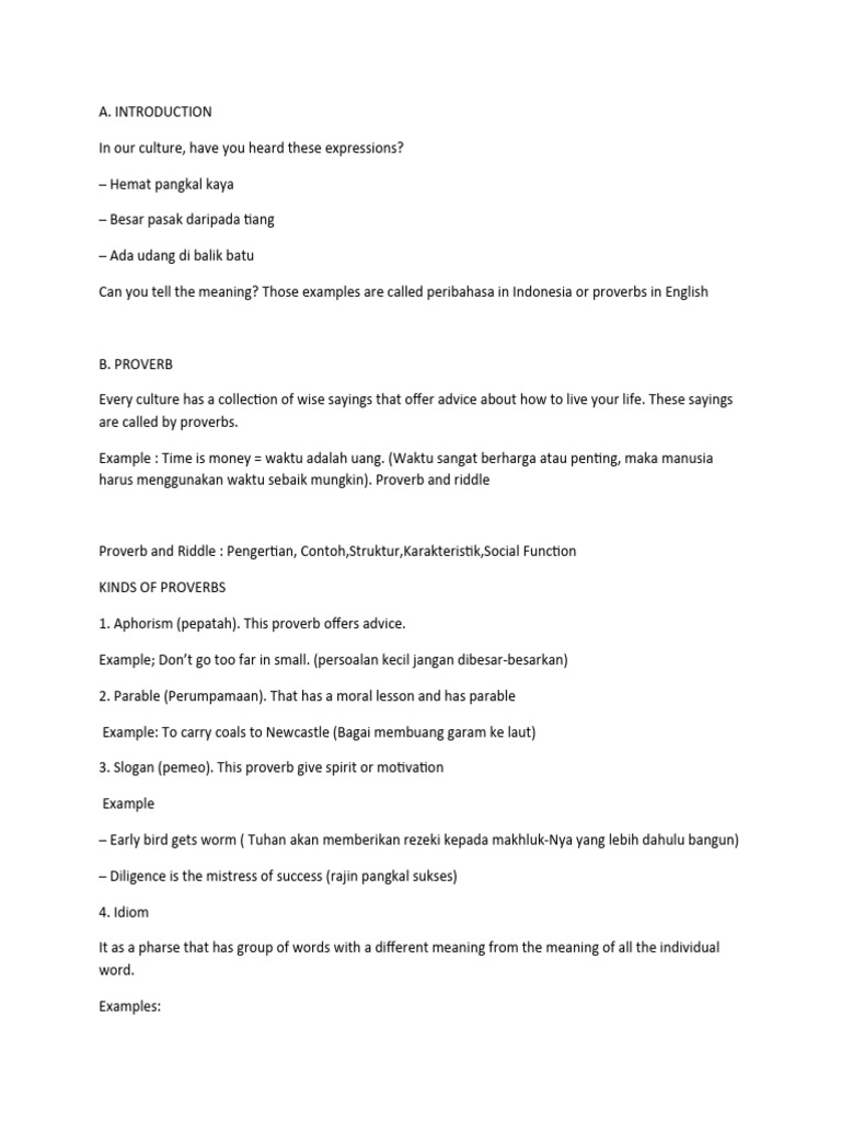 Proverbs Pdf Proverb