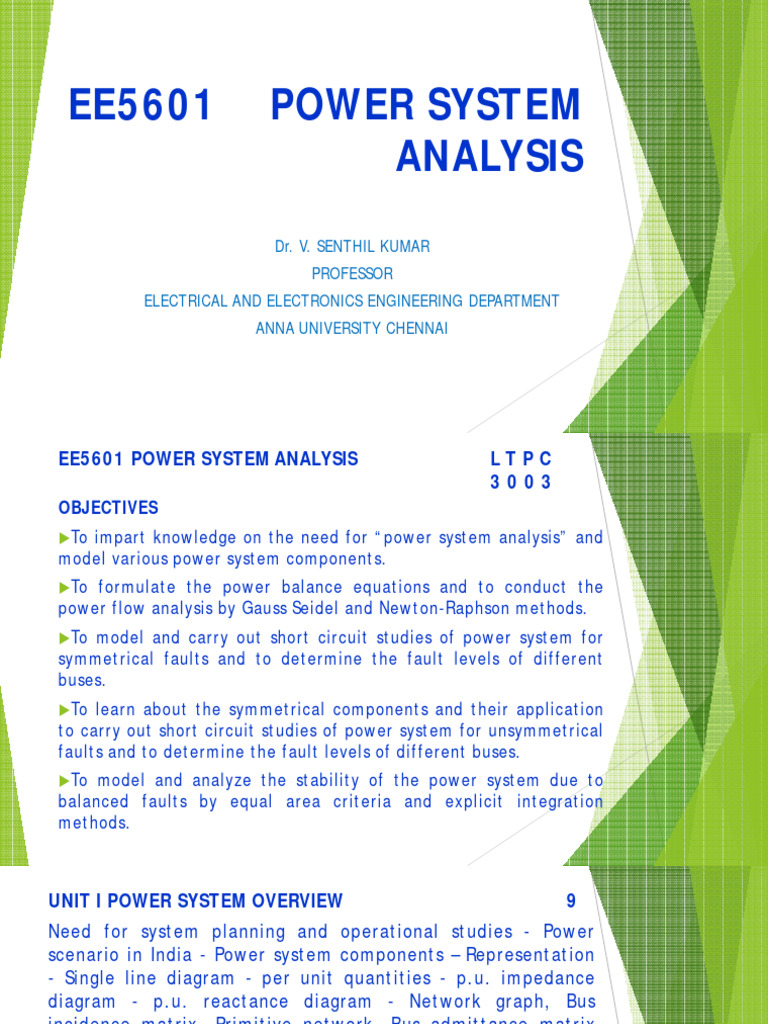 Unit 1 | PDF | Power Station | Electrical Impedance