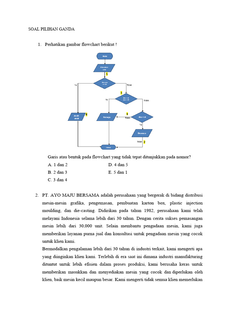 SOAL SIMKOMDIG Untuk Siswa | PDF | Komputer