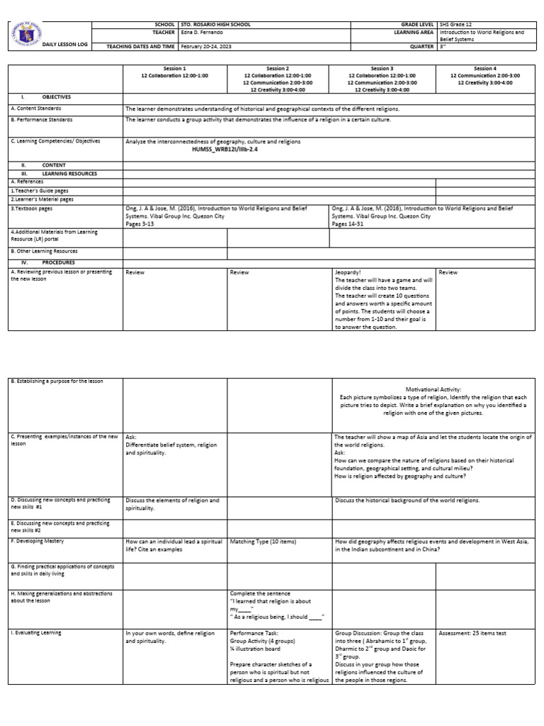 Q3 Week 2 WR23 | PDF