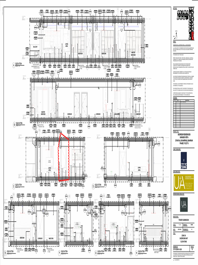 Z08 01 I 200 Elevations | PDF | Bed | Bedroom