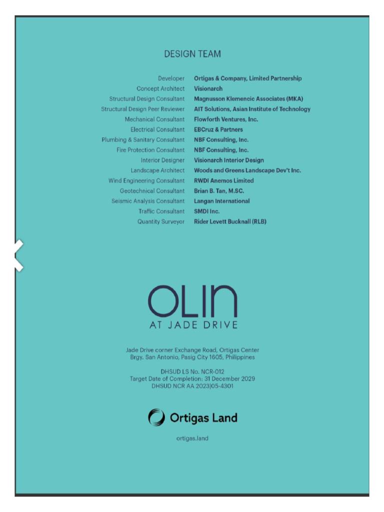 Olin at Jade Drive | PDF