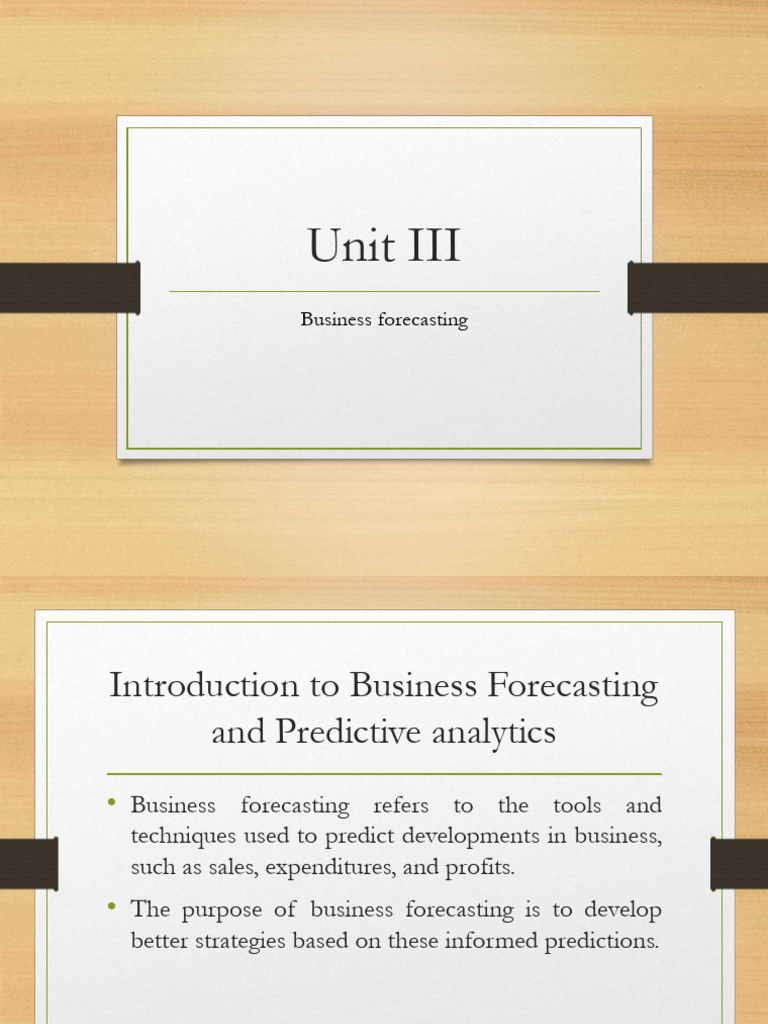BA - Unit III - Updated On 2.12.23 | PDF