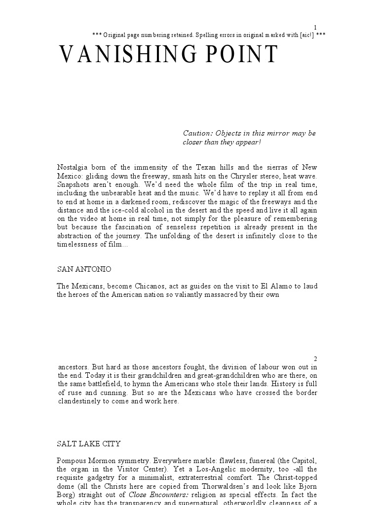 Baudrillard Jean - America | PDF | Holography | Desert