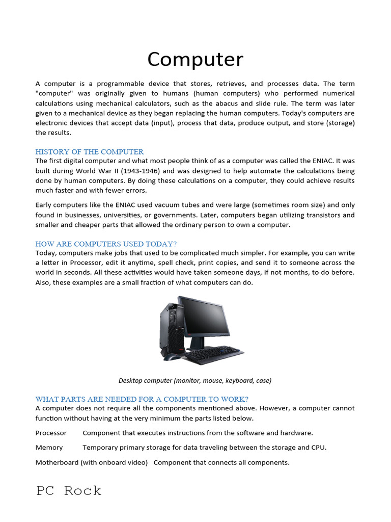 Project 6-5 | PDF | Personal Computers | Computer Data Storage