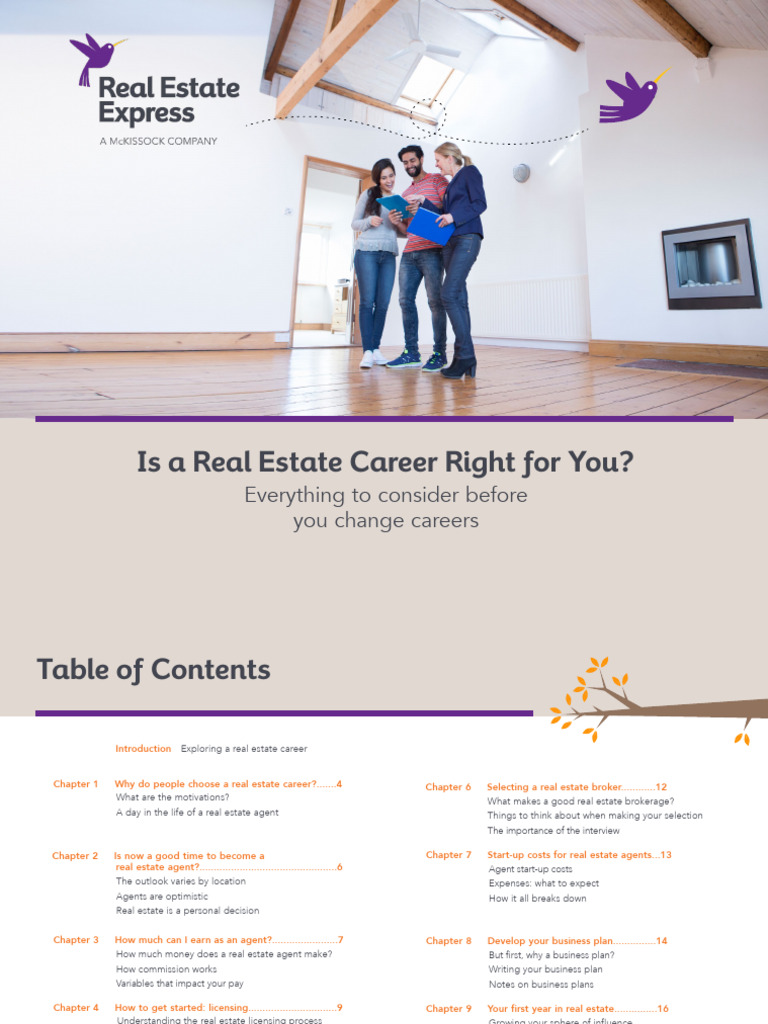Is A Real Estate Career Right For You Real Estate Express Guide | PDF ...