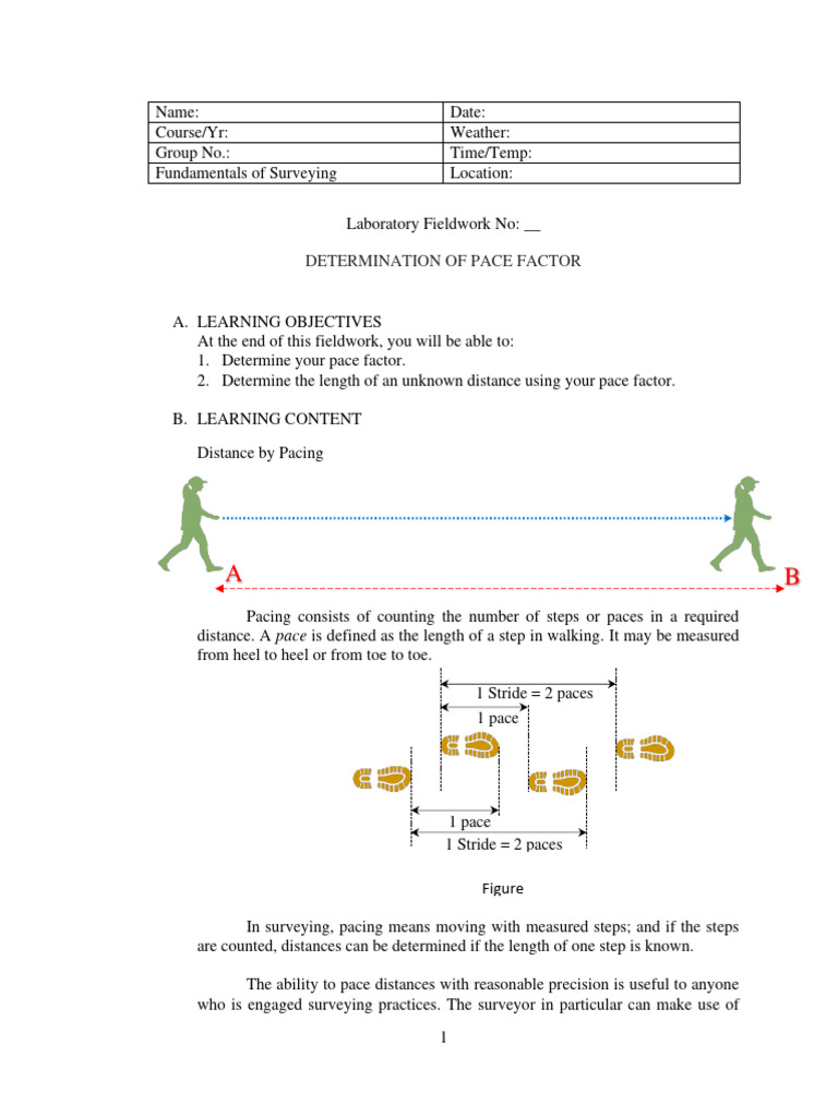 Lab Module 1 Pdf Surveying
