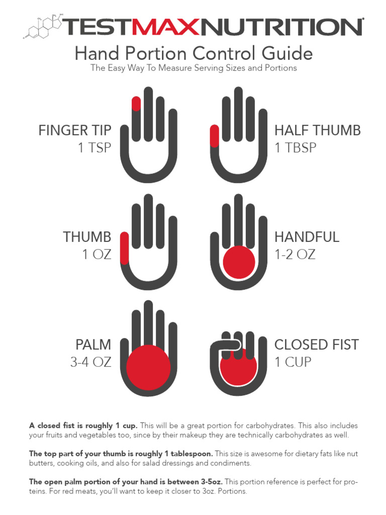 Hand Portion Control Guide | PDF