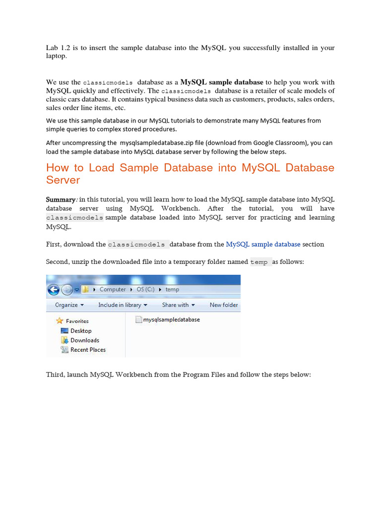 Lab1.2 (2024) | Download Free PDF | Databases | My Sql