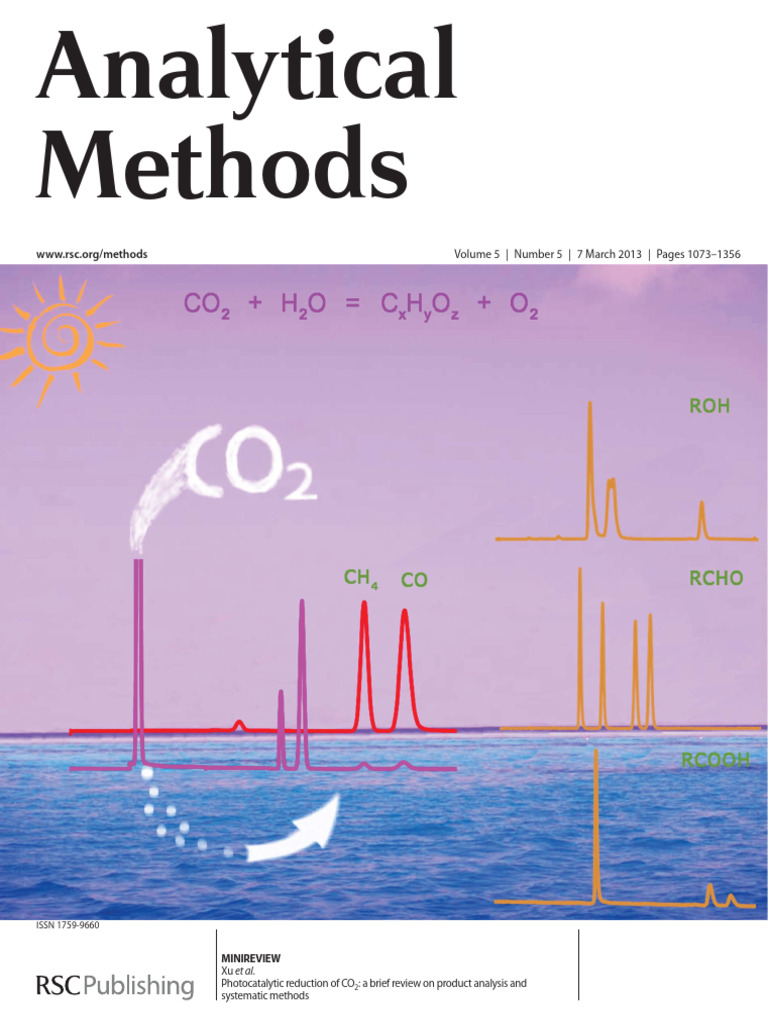CO2 Photocatalytic Reduction Analysis Methods | PDF | Carbon Dioxide ...