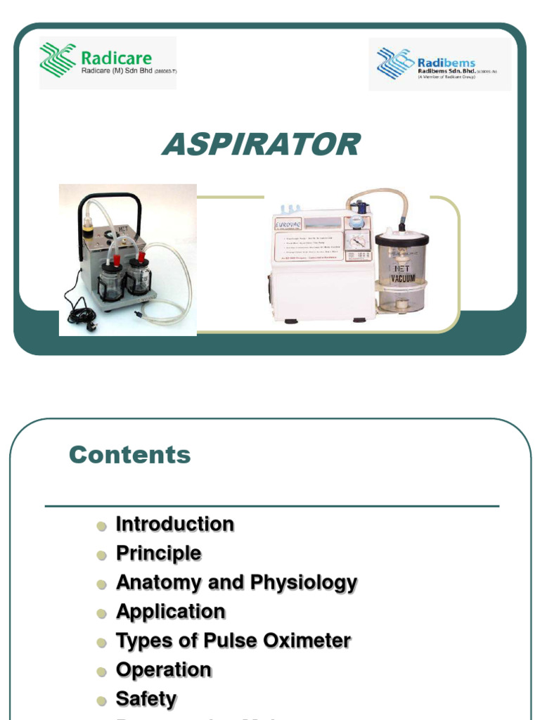 ASPIRATOR | PDF | Pump | Vacuum
