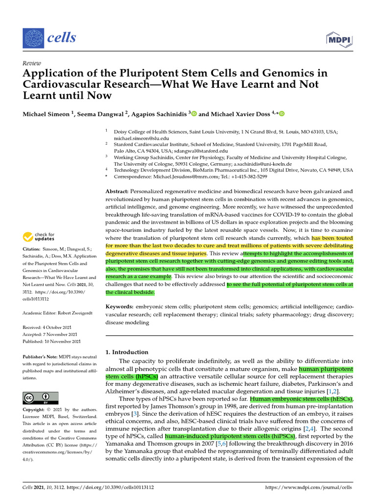 Annotated (Journal) Cells | PDF | Genetic Disorder | Quantitative Trait ...