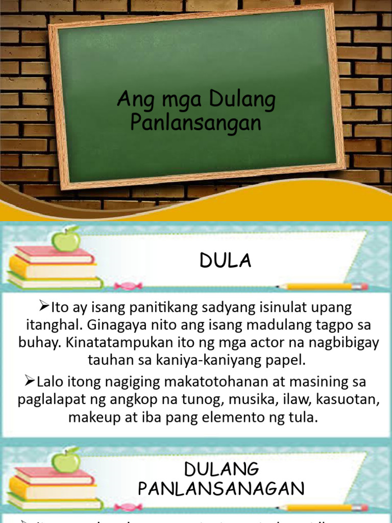 Mga Dulang Panlansangan | PDF
