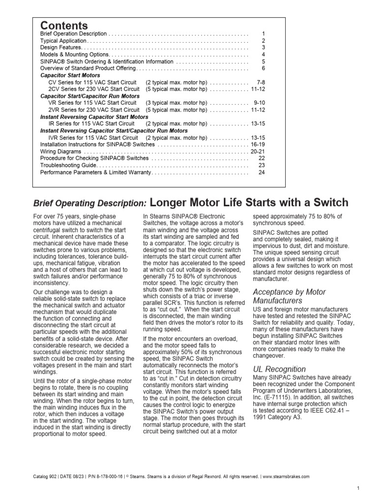 Stearns SINPAC Catalog 08 2023 | PDF