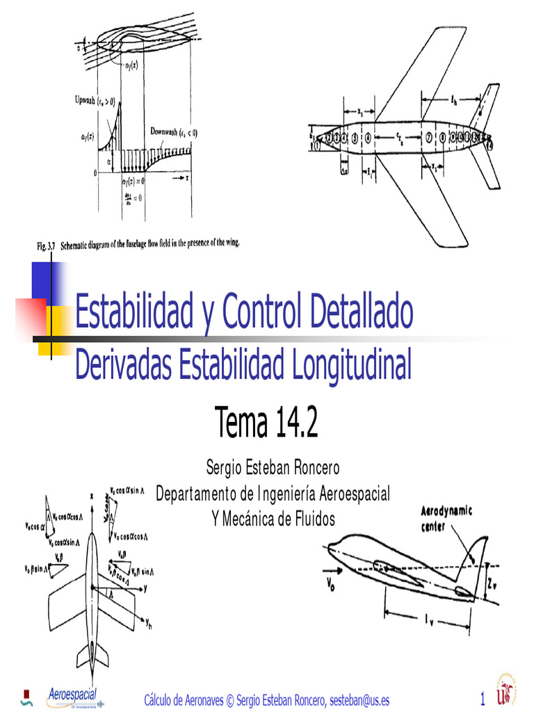 Tema - 14 - 2 - Estabilidad Detallada - Derivadas Estabilidad Longitudinal | PDF | Aerodinámica ...