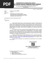 Edaran Perubahan Rkpd 2025 Dan Perubahan Renja Pd Tahun 2025 Copy | PDF