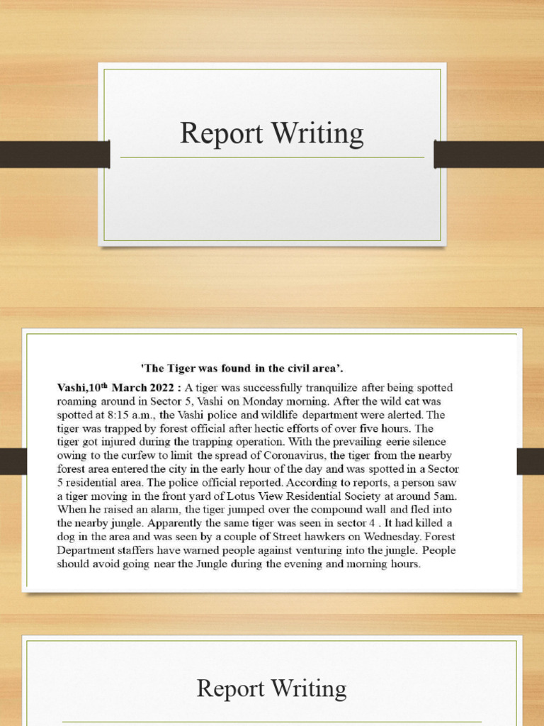 Report Writing | PDF