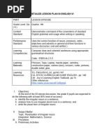 Grade 10 Lesson Plan 2025 | PDF | English Language | Verb